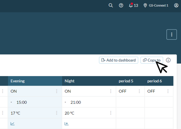 Copying multiple settings at once to different locations – Priva Help ... Copying multiple settings at once to different locations – Priva Help ...